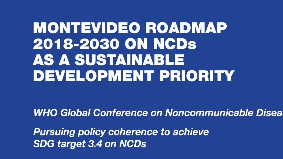 Governments commit to reduce suffering and deaths from NCDs | NCD Alliance