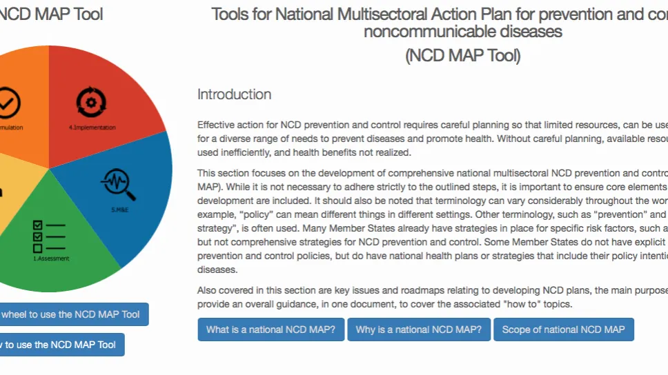 New WHO NCD MAP to guide policy-makers in the creation & implementation ...